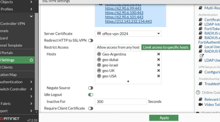 FortiGate SSL VPNGuidance Document - Socrates-Cyber.co
